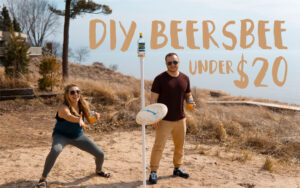 How To Make DIY Beersbee Frisbee Game Under $20